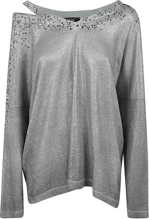 Avant Toi V-Pullover - Wei&szlig;