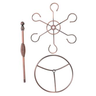 Valiclud KOMBIUDA Rotweinhalter aus Antiker Freistehender Weinglashalter mit Gedrehtem Drahtdesign Platzsparender Hängender Becherständer für Küche und Bar Sta