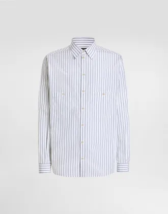 Dolce & Gabbana Striped Poplin Martini Shirt - Mann Hemden n/d 41