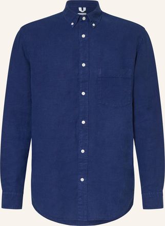 Arket Arket Leinenhemd Balmar Relaxed Fit blau
