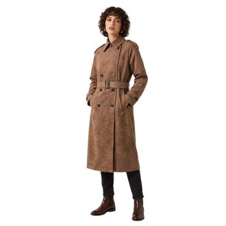 Biba Trenchcoat f&uuml;r Damen, Kunststoff (Schokolade)
