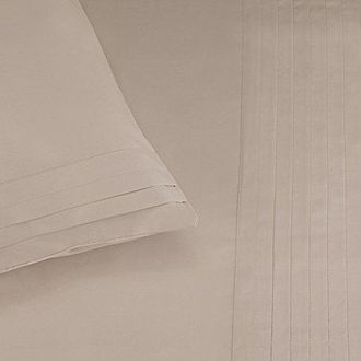 Bailet l003hc-be01 Bleistiftfalten Zeitlos Bettbezug Baumwolle-Satin Sand 260 x 240 cm