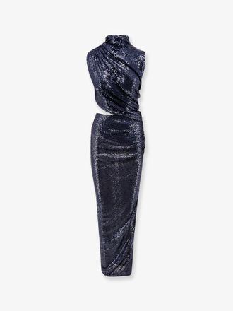 Amazu&igrave;n Leo stretch tulle dress with sequins - AMAZU&Igrave;N - gender_Woman