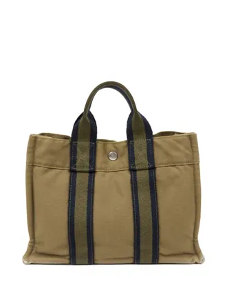 Herm&egrave;s sac cabas Toto PM (ann&eacute;es 1990) - Vert