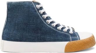 Loewe baskets Bloc en jean - Bleu