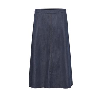 Karen by Simonsen Midi-Rock - - Skirts - Damen - Blau - M
