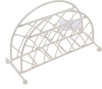 Ambiente Metall Serviettenhalter - Napkin Holder Standing Lattice Cream - Für Servietten 33x33 cm Und 25x25cm