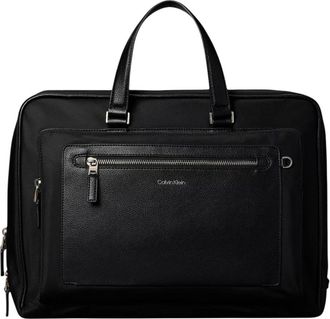 Calvin Klein Sacoche pour ordinateur portable fine Ssnl Raised Logo - Homme - Sacs - Noir - Taille: ONE Size