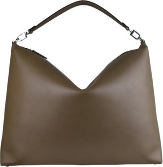 Toteme Toteme Leder-Tasche mit abgeschr&auml;gten Kanten Gr&uuml;n