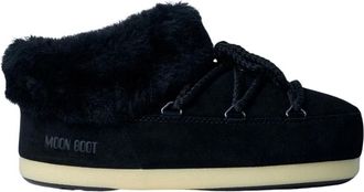 Moon Boot Femme, Chaussures, Noir, Taille: 39 EU EVX Suede Mule Bottes