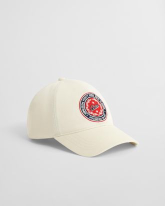 GANT Herren Graphic Cap aus Baumwolltwill (ONE SIZE) CREAM