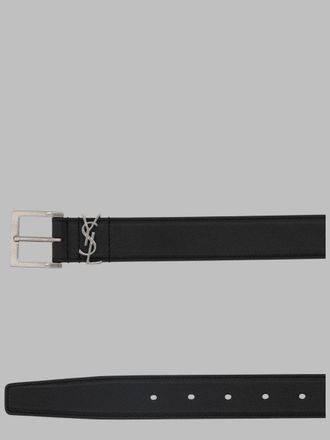 Saint Laurent Cassandre Vadim Belt - Black