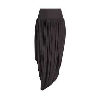 Alaia Twisted Fluid Jersey Rock - - Skirts - Damen - Schwarzk - XS