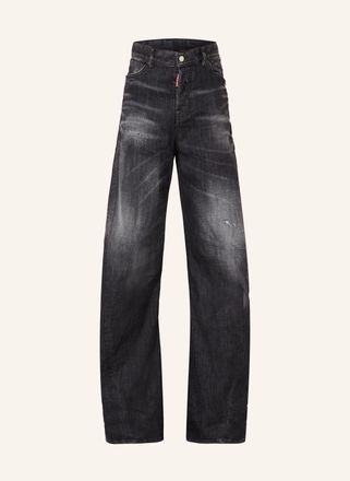 Dsquared2 Boyfriend Jeans d2 Twisted schwarz