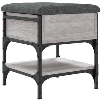 vidaXL Vidaxl - Schuhbank Grau Sonoma 42x42x45 cm Holzwerkstoff