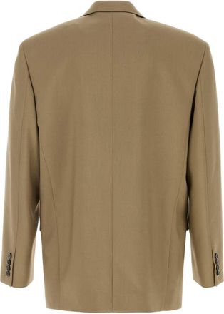 Saint Laurent Beigefonce Giacche E Gilet Jacket