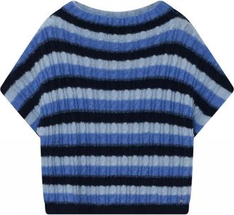 Gustav Femme, Pulls, Bleu, Taille: 42 FR Tricot ras du cou