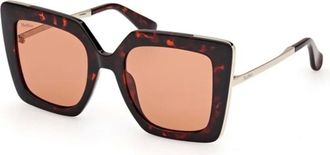 Max Mara Femme, Accessoires, Brun, Taille: 52 MM Design4 Lunettes de soleil