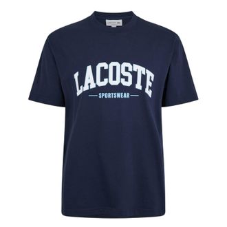 Lacoste T-Shirt f&uuml;r Herren/Damen Unisex (Marine)