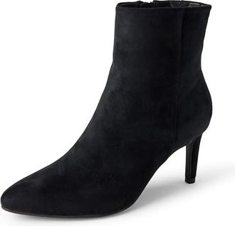 Amazon Essentials Bottes Habillées À Talon Aiguille Femme, Noir Simili Suède, 38.5 EU