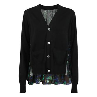 sacai Cardigan - - Knitwear - Damen - Schwarzk - M