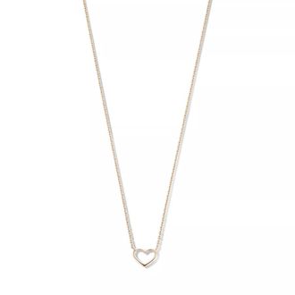Isabel Bernard Halskette - La Concorde Alizé 14 Karat Necklace With Heart - Gr. unisize - in Quarz - für Damen