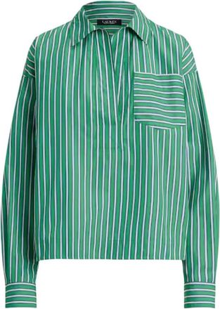 Ralph Lauren Femme, Blouses et Chemises, Vert, Taille: 36 FR Stachee Chemise &agrave; Manches Longues