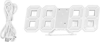 CHICIRIS Hominas Horloge Num&eacute;rique Horloge Murale LED 3D, R&eacute;veil de Bureau avec T&eacute;l&eacute;commande 23 Cm Horloges &eacute;lectroniques LED Num&eacute;riques R&eacute;veils Num&eacute;riques Mod