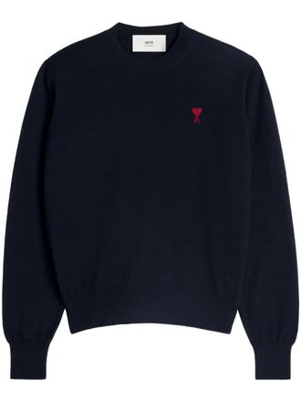 Ami pull à logo Ami de Coeur - Bleu