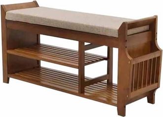 Generic WWERTYY Étagère à Chaussures, Banc à Chaussures avec siège, Banc à Chaussures avec siège, Rangement caché, Capacité de Charge 100 kg, Style Moderne, p