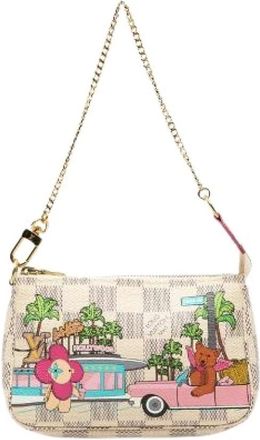 Louis Vuitton Pre-owned Damier Azur Vivienne Mini Pochette Accessoires Pouch - Femme - Pre-owned - Multicolore - Taille: ONE Size