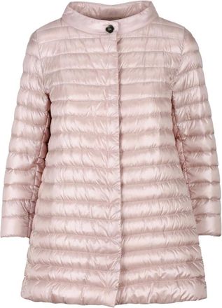 Herno Femme, Vestes, Rose, Taille: 42 FR Doudoune l&eacute;g&egrave;re avec fermeture &agrave; boutons-pression