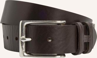 Hackett G&uuml;rtel Tack Stitch H Keeper braun