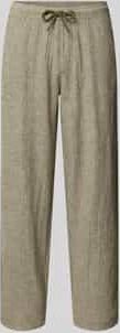 Redefined Rebel Hose aus Leinen-Baumwoll-Mix mit elastischem Bund