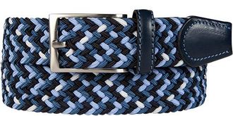 Lindenmann Herren G&uuml;rtel blau Textil