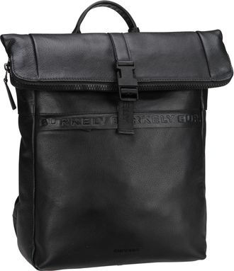 Burkely Rolltop Rucksack Minimal Mason 1000805 Black One Size