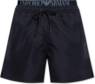 Emporio Armani Herren Mid Boxer Badehose, Armani Blu, M