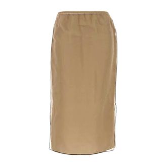 Khaite Femme, Jupes, Beige, Taille: 32 FR Sydni Skirt