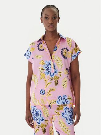 Lola Casademunt Bluse LS2615063 Rosa Regular Fit