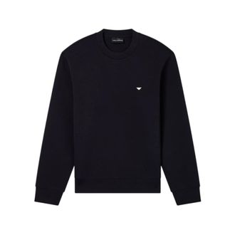 Emporio Armani Crewneck Sweatshirt - - Sweatshirts & Hoodies - Herren - Blau - L