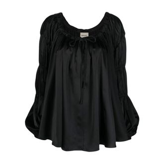 Khaite Damen, Blusen & Hemden, Schwarzk, XSGr&ouml;&szlig;e