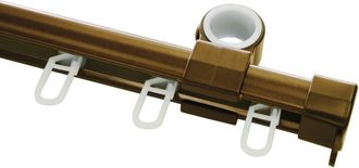 Gardinia U-Laufschiene, Bronze, 110 cm