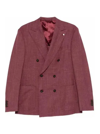 Luigi Bianchi Mantova Blazer - Rouge Brun