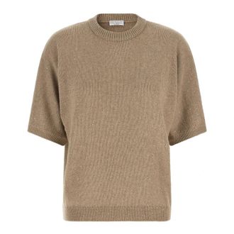 Brunello Cucinelli Strickware - - Knitwear - Damen - Beige - S