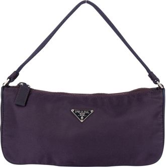 Prada Crossbody Bags - Prada Purple Nylon Triangle Handbag - Gr. unisize - in Orange - für Damen