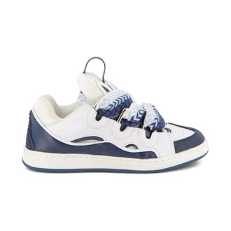 Lanvin Leather Sneakers - - Shoes - Damen - Blau - 35 EU