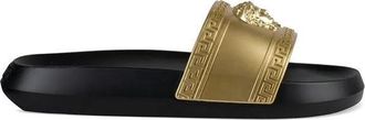 Versace Loafer - Medusa Slides - Gr. 40 (EU) - in Schwarz - f&uuml;r Damen