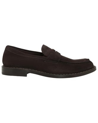 Doucal's Loafer aus Wildleder mit Blockabsatz in