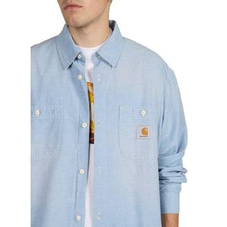 Carhartt Work in Progress Chemise ample &agrave; manches longues en coton