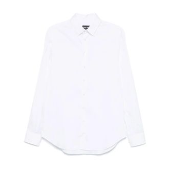 Giorgio Armani Wei&szlig;e Button-Up Bluse - - Shirts - Herren - Wei&szlig; - XL
